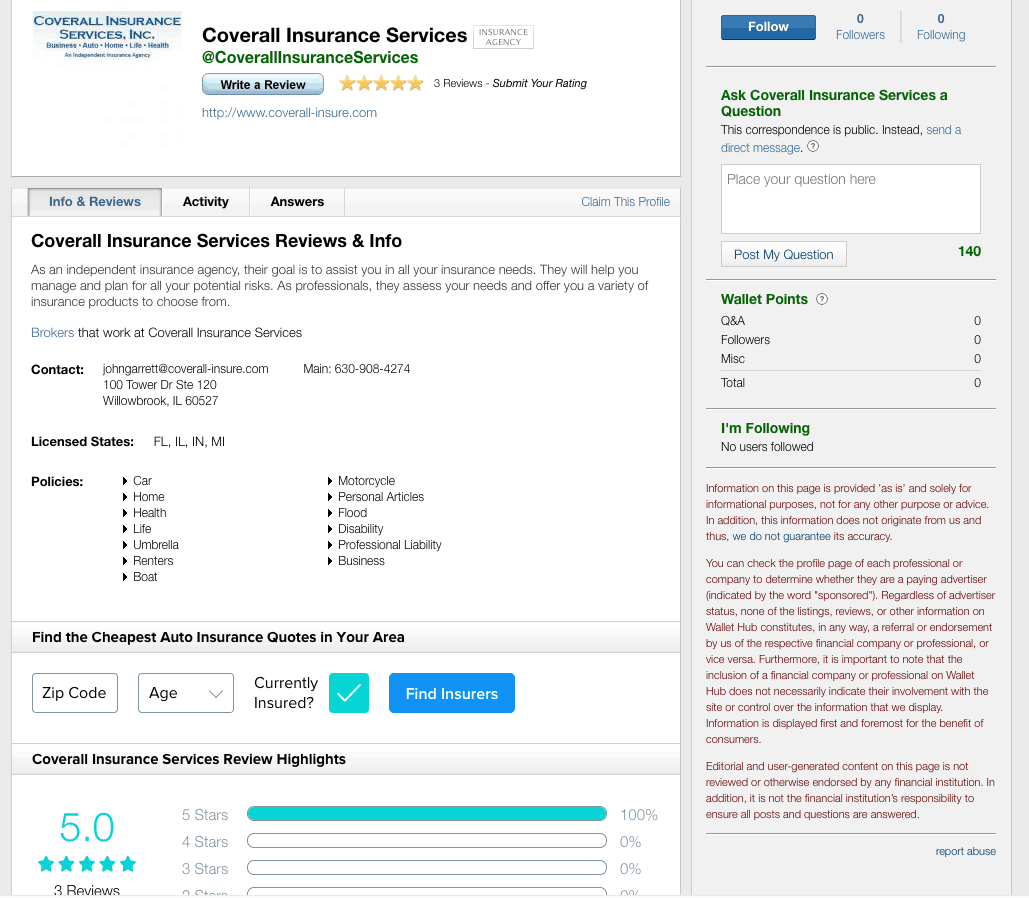 11 Important Websites for Insurance Reviews - ReviewTrackers