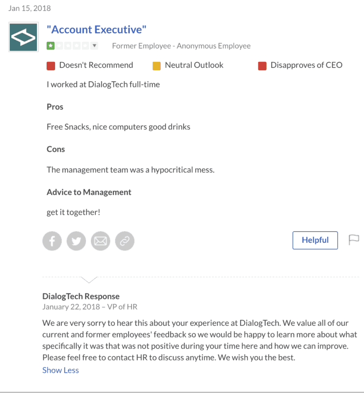 How to Respond to Negative Reviews on Glassdoor | ReviewTrackers