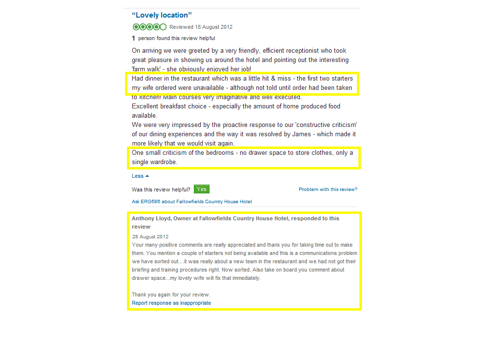 Positive Review Response Templates