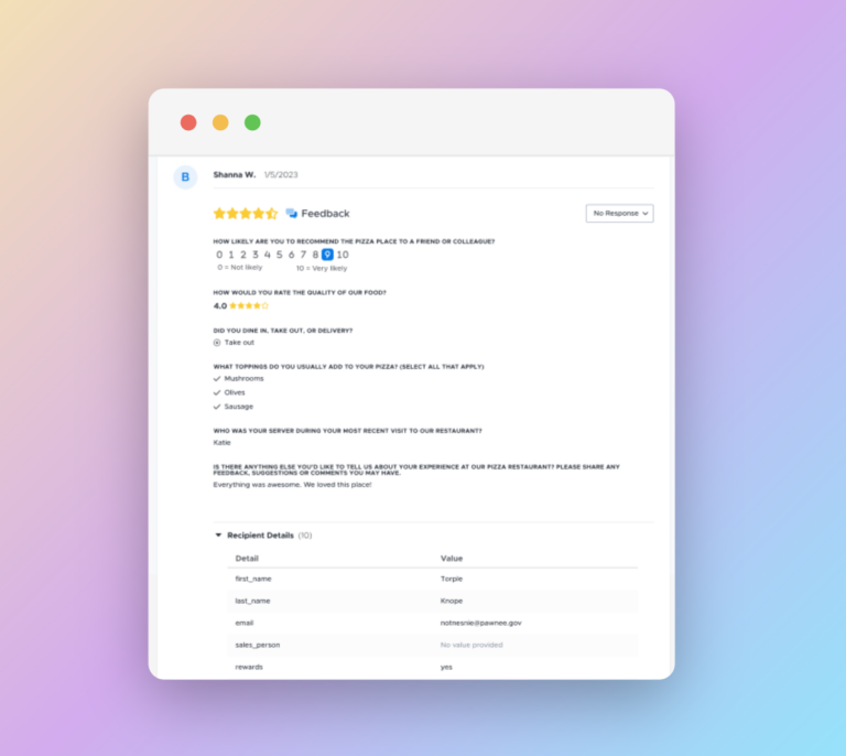 Recipient Details by ReviewTrackers Unlocks Powerful Customer Insights ...